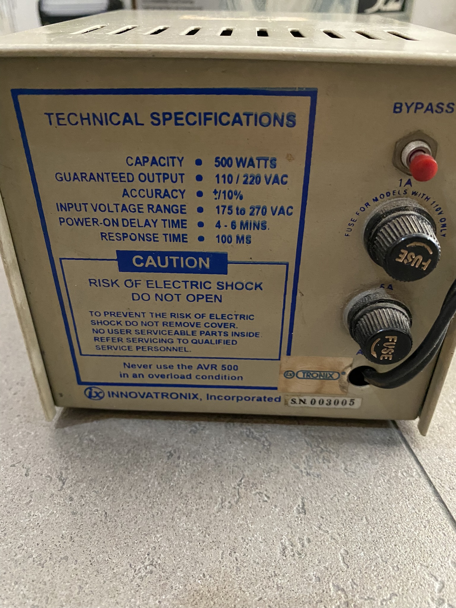 Voltage Regulator AVR | Edispo